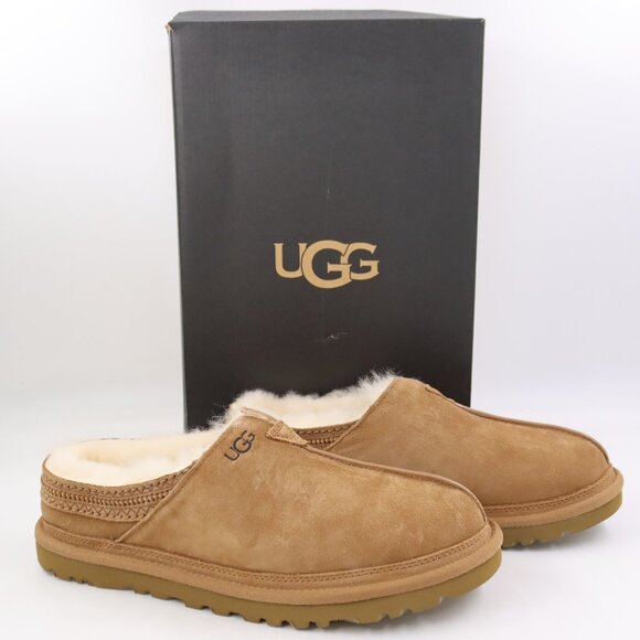 UGG | Shoes | Nib Ugg Mens Neuman Slippers With Uggbraid Details In ...